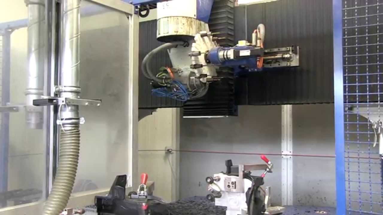 5-Axis CNC Huber & Grimme Portal Machining Center - YouTube