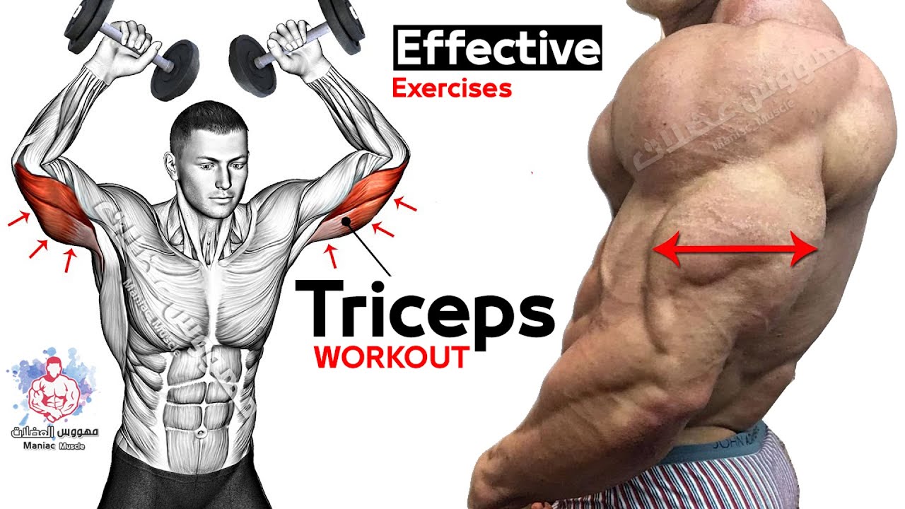 6 Best Huge Triceps Exercises - YouTube