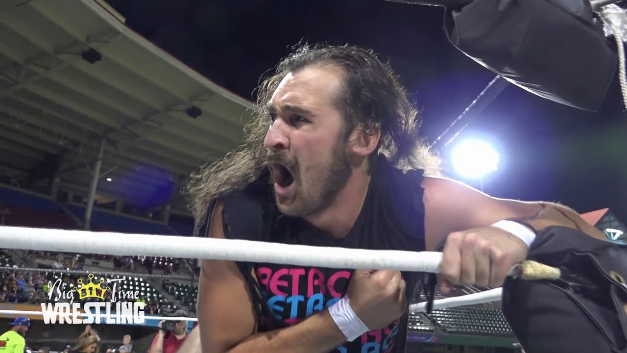 Teddy Goodz vs Anthony Greene - Big Time Wrestling - McCoy Stadium ...