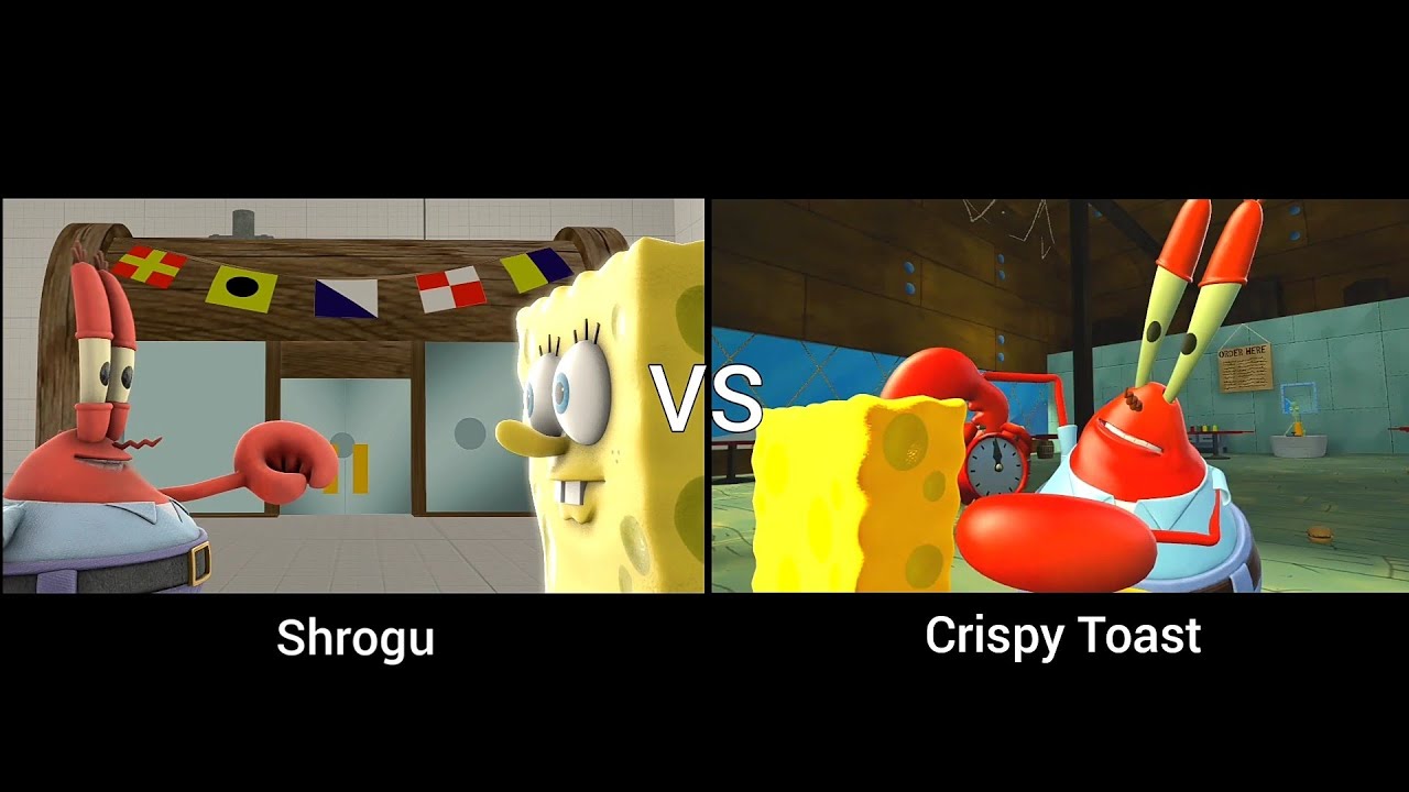 Spongebob Finally Snaps Part 23 (Shrogu vs Crispy Toast) - YouTube
