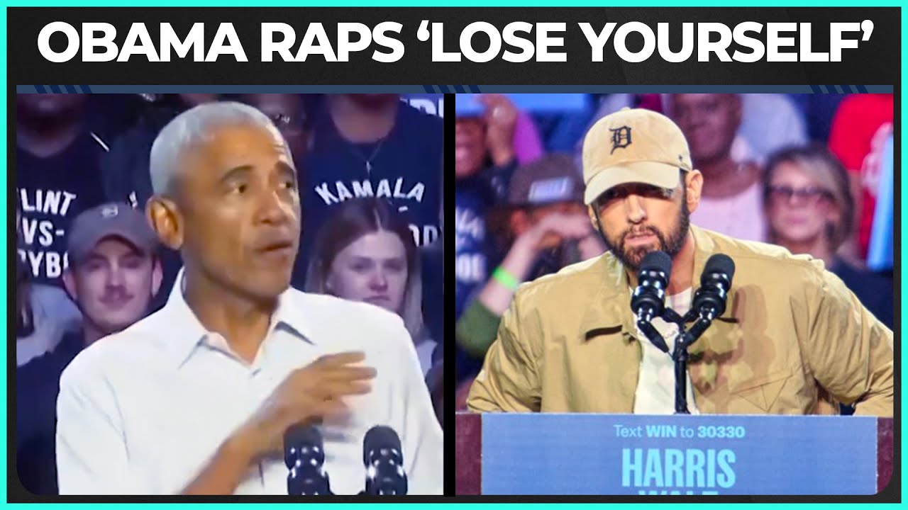 Eminem And Obama Team Up In Epic Fashion - YouTube