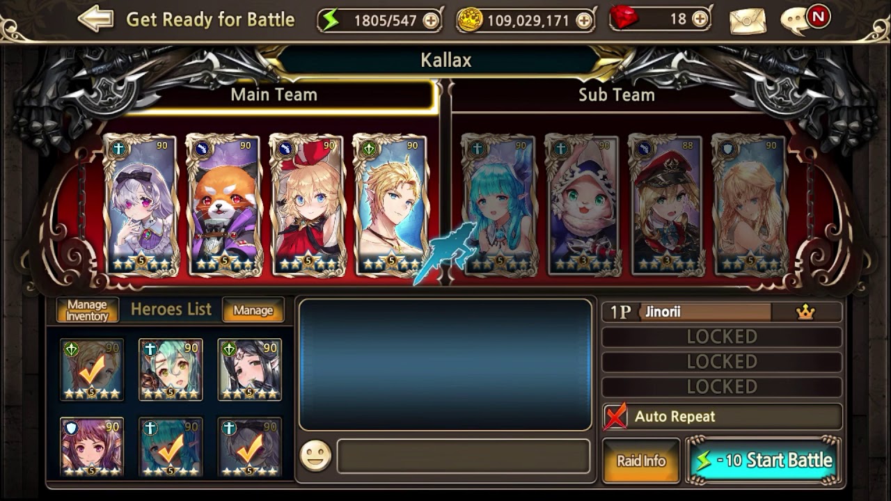 [King’s Raid] Solo Challenge Raid Kallax ft Arch - YouTube