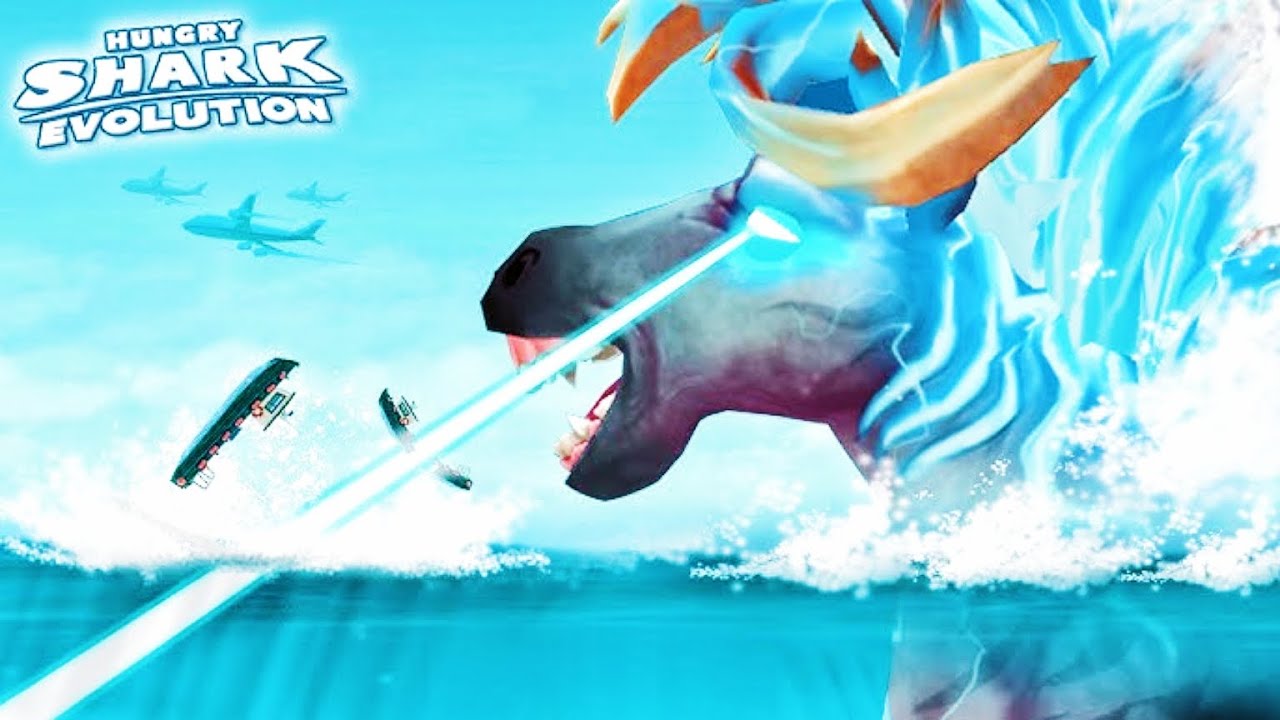 Hungry Shark Evolution New shark howrsea attack in city part#1 - YouTube