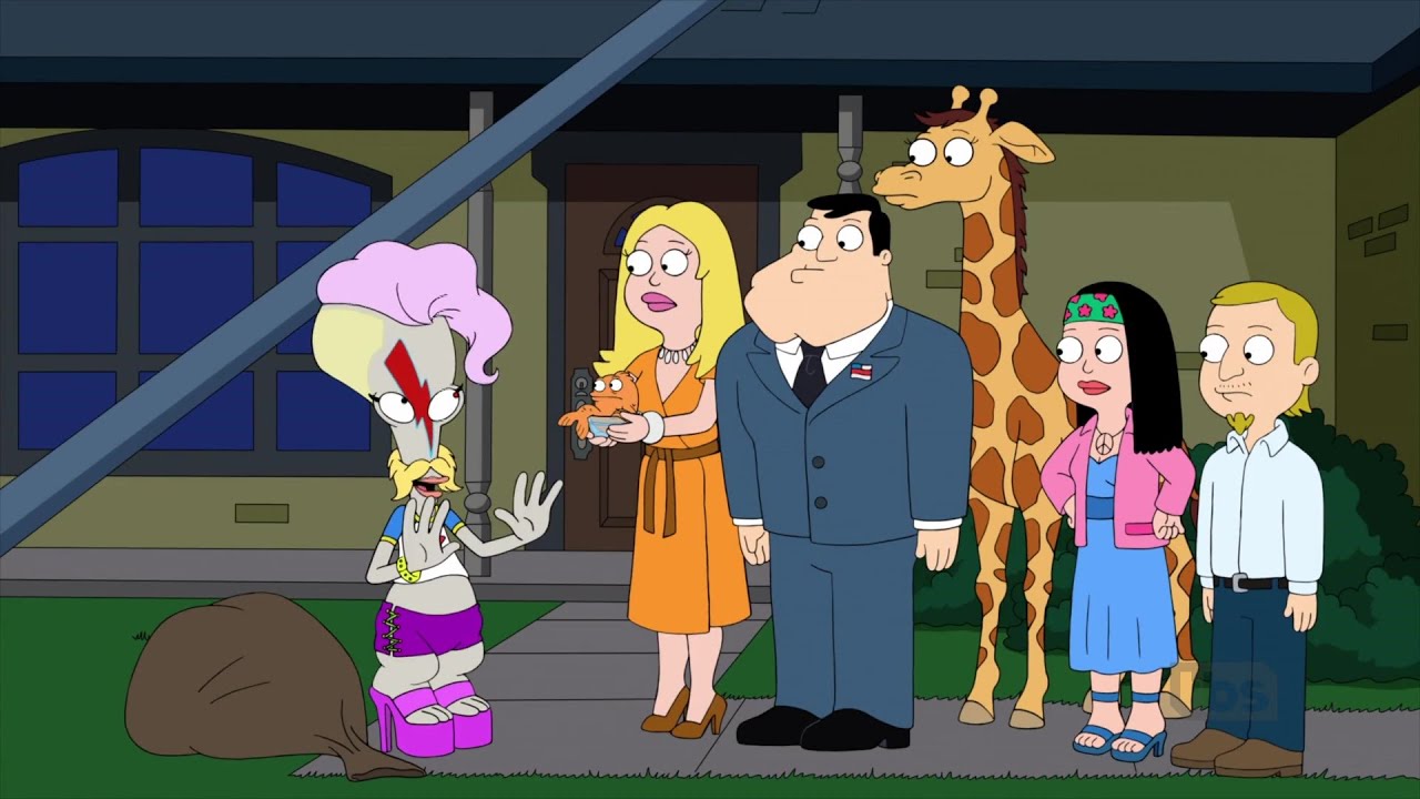 American Dad - Whoa, a giraffe looks like y'all had a crazy night - YouTube