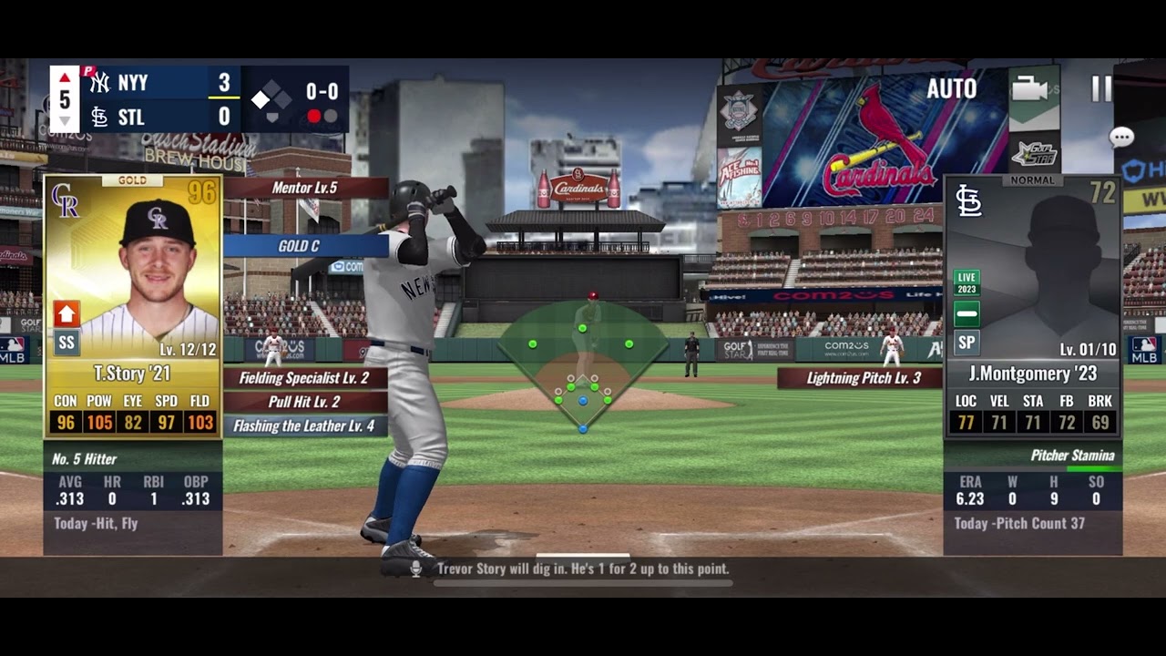 MLB 9 Innings 23 Gameplay (Game 3) NYY vs STL - YouTube