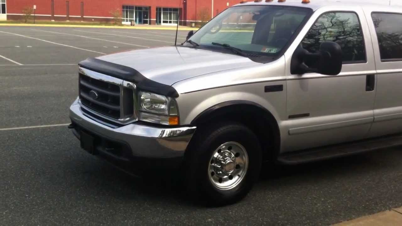 2002 FORD F250 CREW CAB XLT 7.3 POWERSTROKE TURBO DIESEL - YouTube