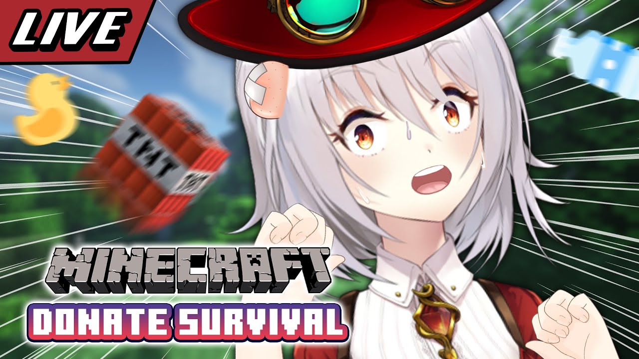 【Minecraft Donate Survival】เอาชีวิตรอดจากเงื้อมมือภัยสังคม - YouTube