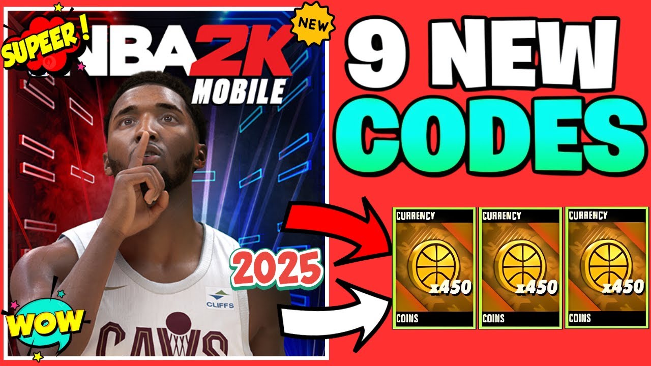 nba 2K mobile codes April 2025! Hurry! This Code gives you a free 1000 ...