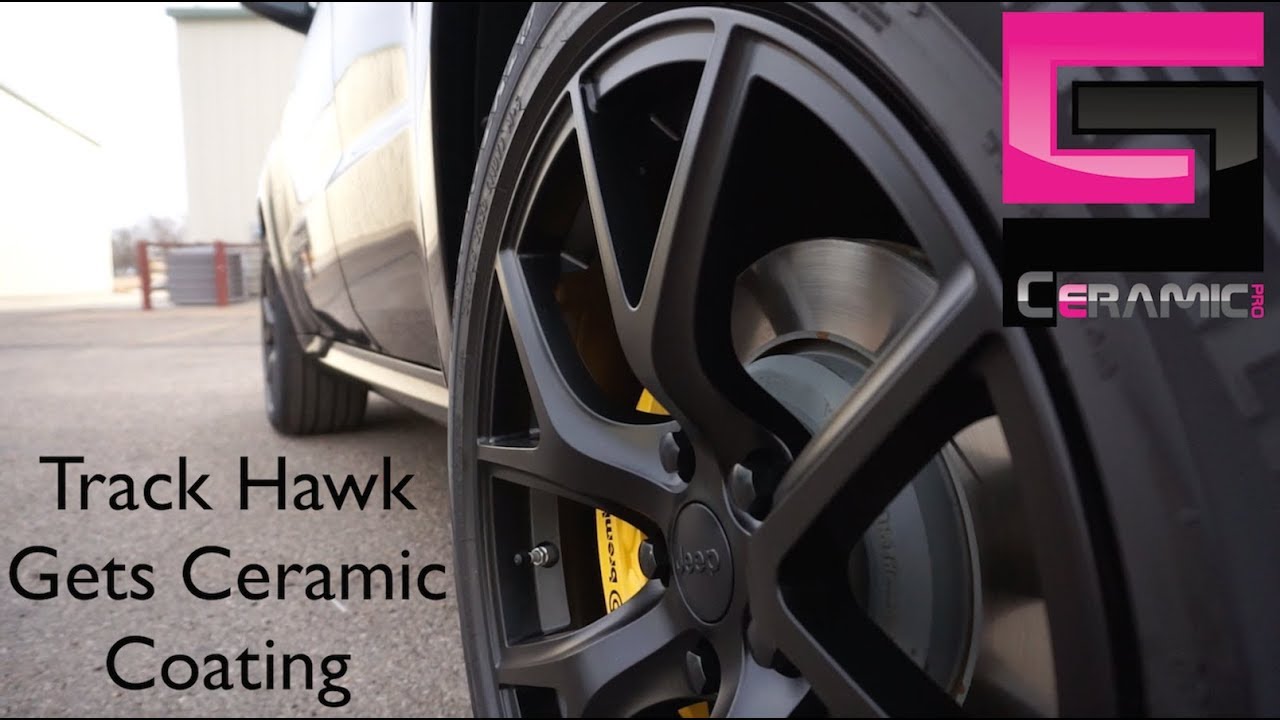 NEW JEEP TRACK HAWK GETS CERAMIC PRO PART 1 of 2 (Wheels, Wheel Wells ...