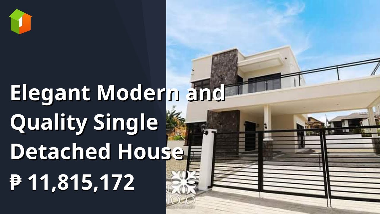 Elegant Modern and Quality Single Detached House - YouTube
