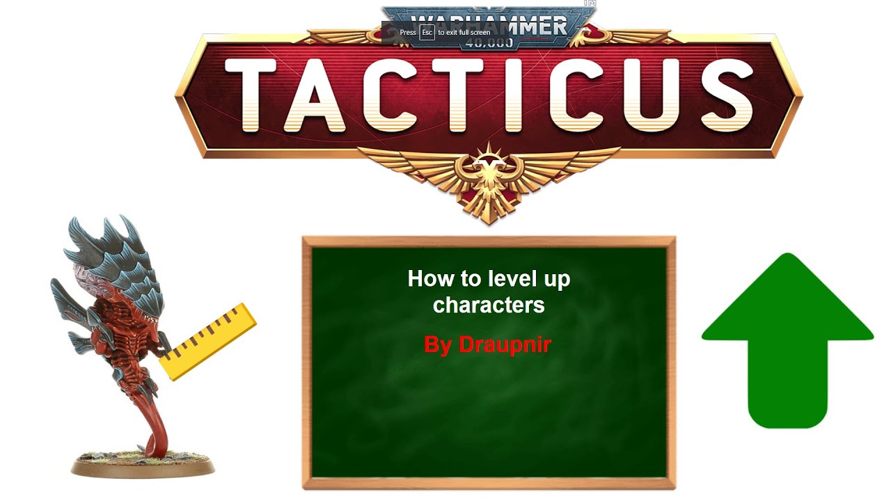 Draupnir quickly explains how to upgrade characters in Tacticus - YouTube