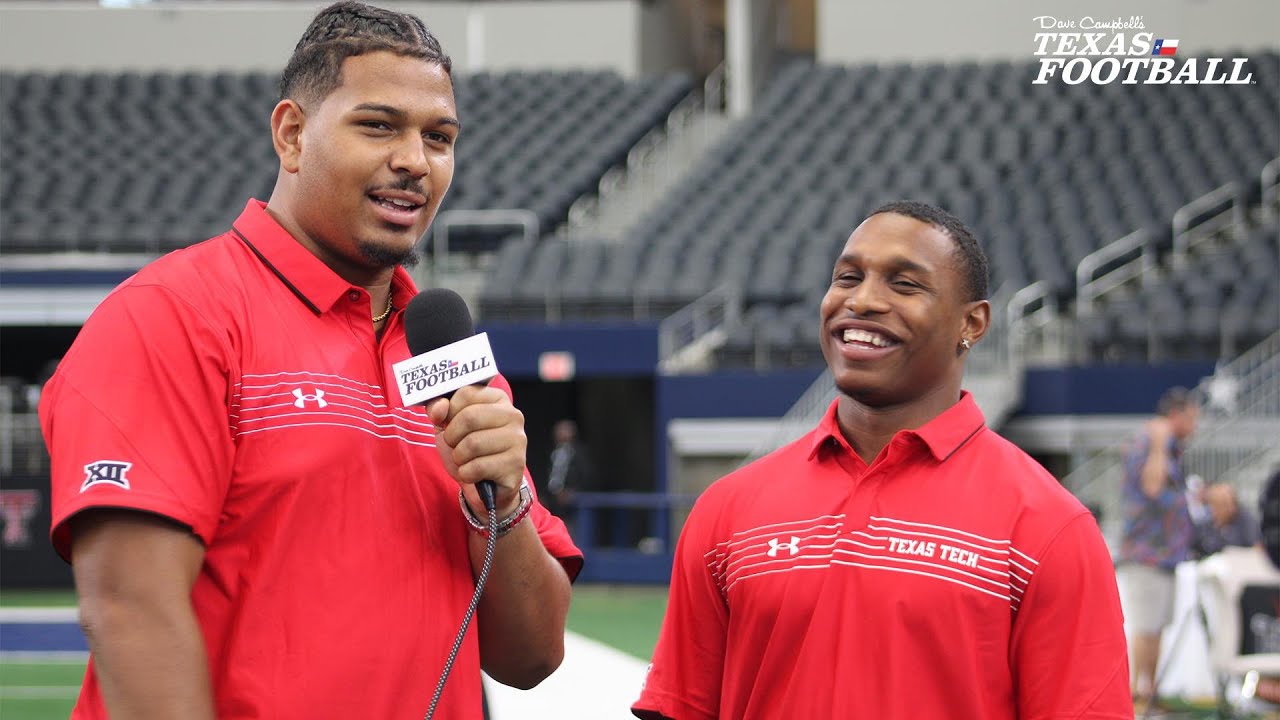 INTERVIEW: Texas Tech OL Caleb Rogers and WR Myles Price - YouTube