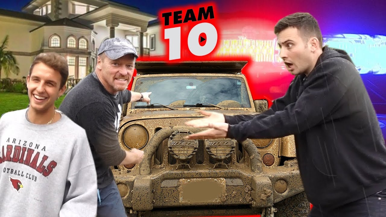 HOW TEAM 10 ALMOST GOT ME ARRESTED!!! - YouTube