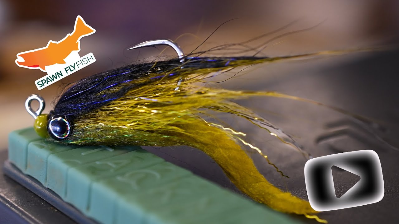 Oly-Mole Jigged Streamer Fly Tying Tutorial - Fly Pattern ho Big Bass ...