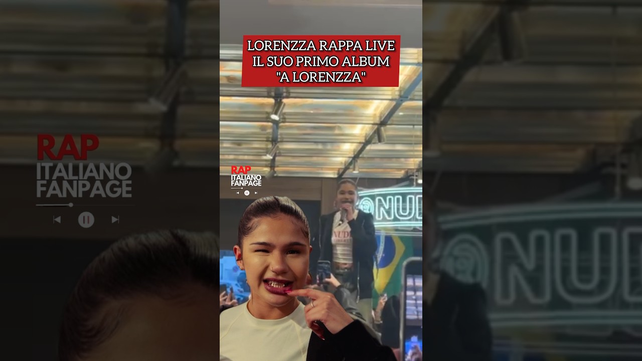 LORENZZA RAPPA LIVE IL SUO PRIMO ALBUM "A LORENZZA"🎤 #Lorenzza # ...