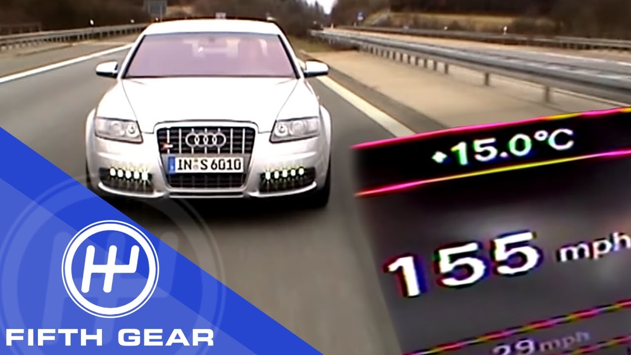Fifth Gear: Reaching 155mph On The Autobahn - YouTube