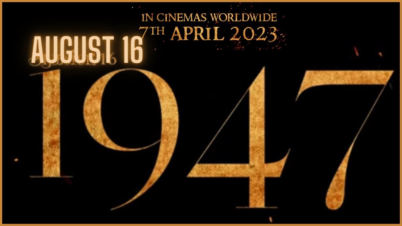 August 16 1947 - Official Trailer | Gautham Karthik | NS Ponkumar ...