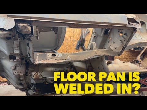 260z floor pan gets welded in! - YouTube