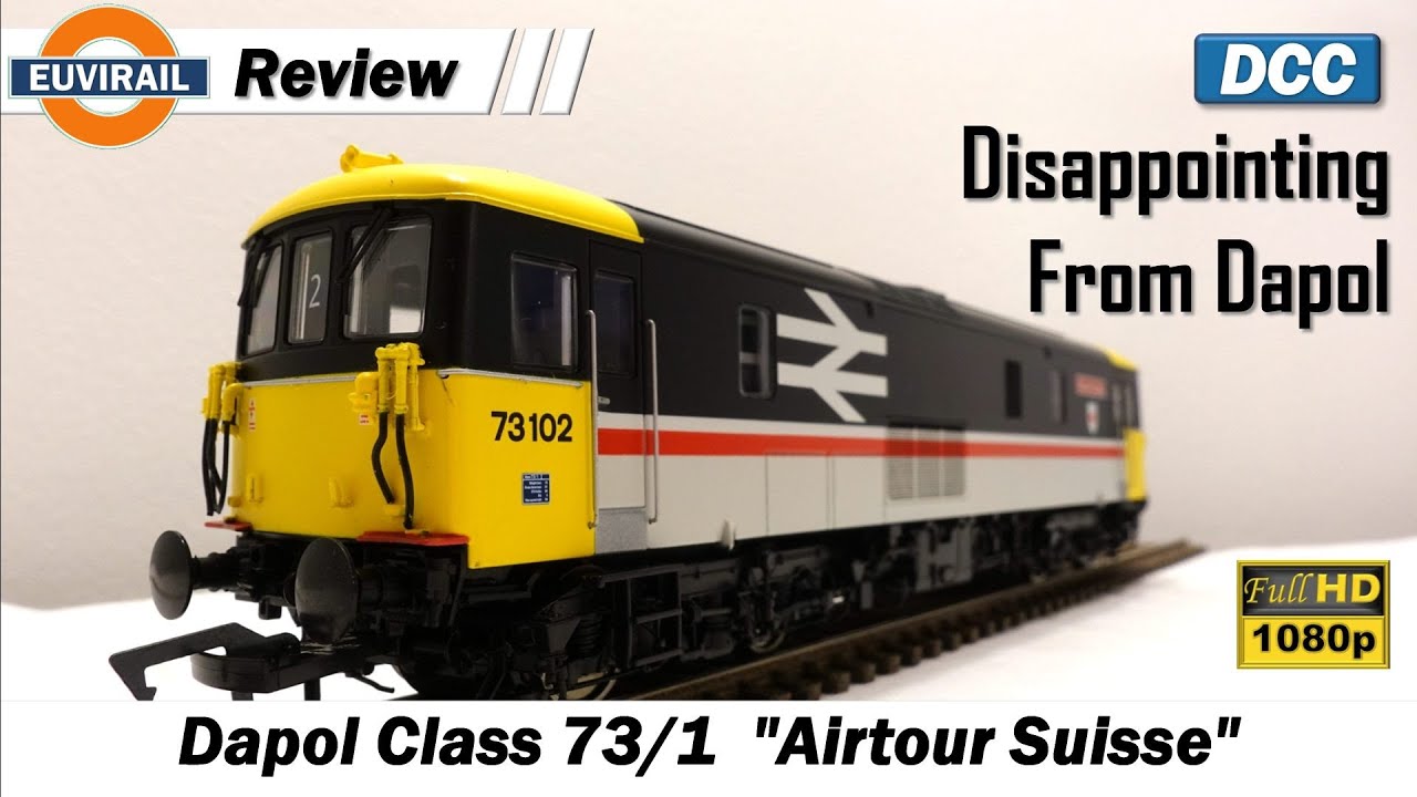 Review: Dapol Class 73 4D-006-000 73102 "Airtour Suisse" Intercity ...