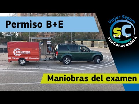 Maniobras a superar para el permiso BE (B+E)
