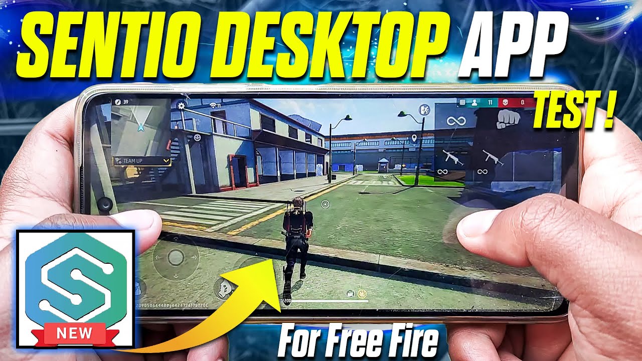 Free Fire Test In SENTIO Desktop App! - YouTube