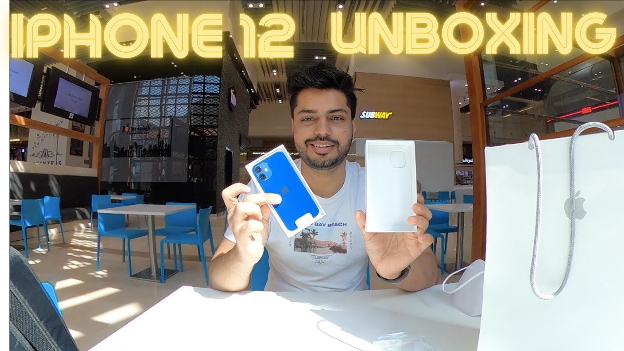 INDIAN BUYING AN IPHONE 12 IN DUBAI | UNBOXING - YouTube