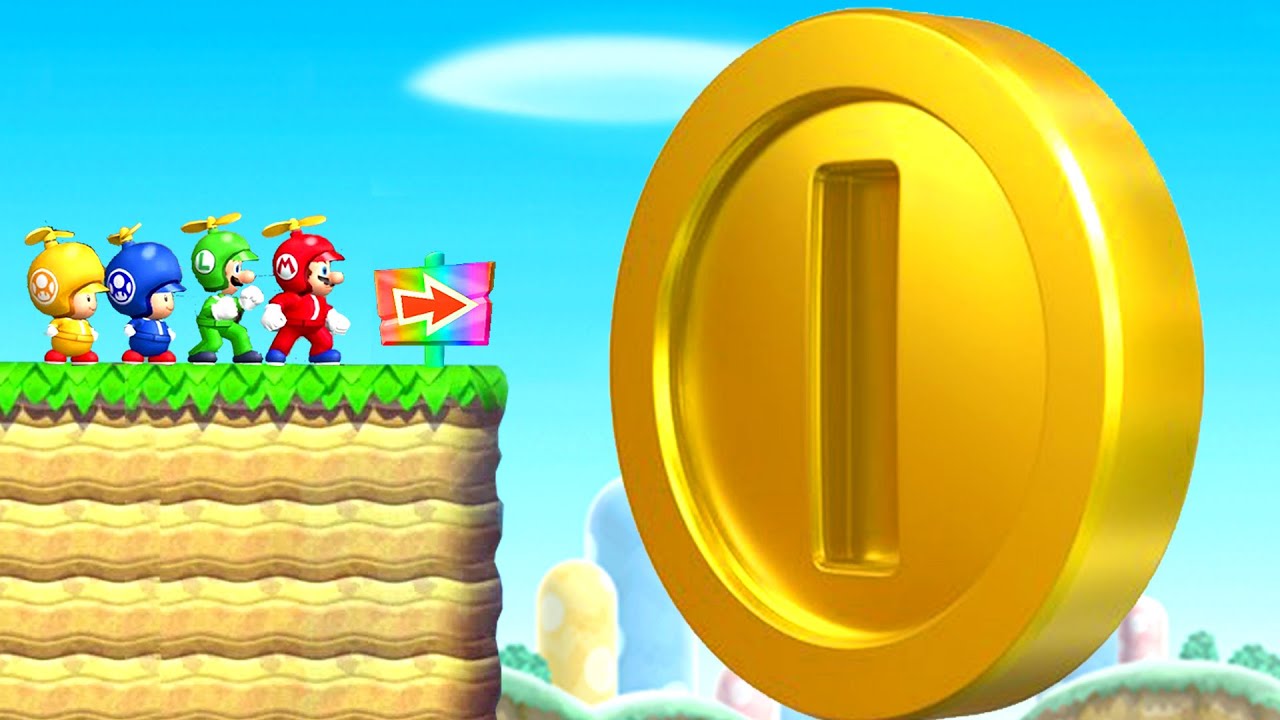 New Super Mario Bros. Wii - All Coin Battles 2 Players [100%] - YouTube