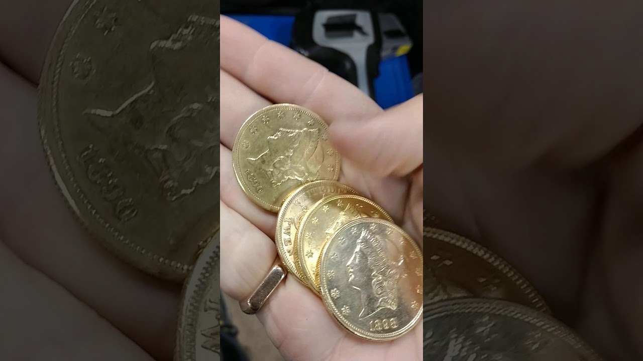 X-ray spectrometer identification of counterfeit gold coins - YouTube