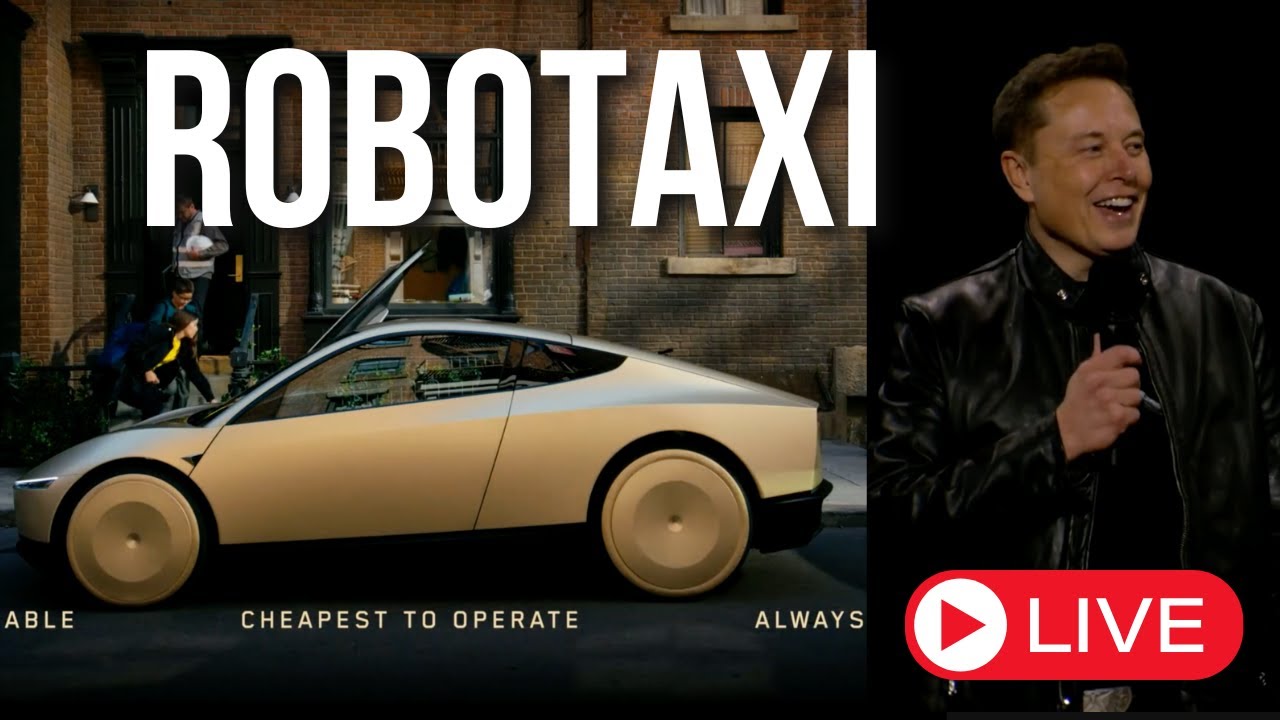 LIVE Tesla Robotaxi Event | We, Robot 🤖 - YouTube