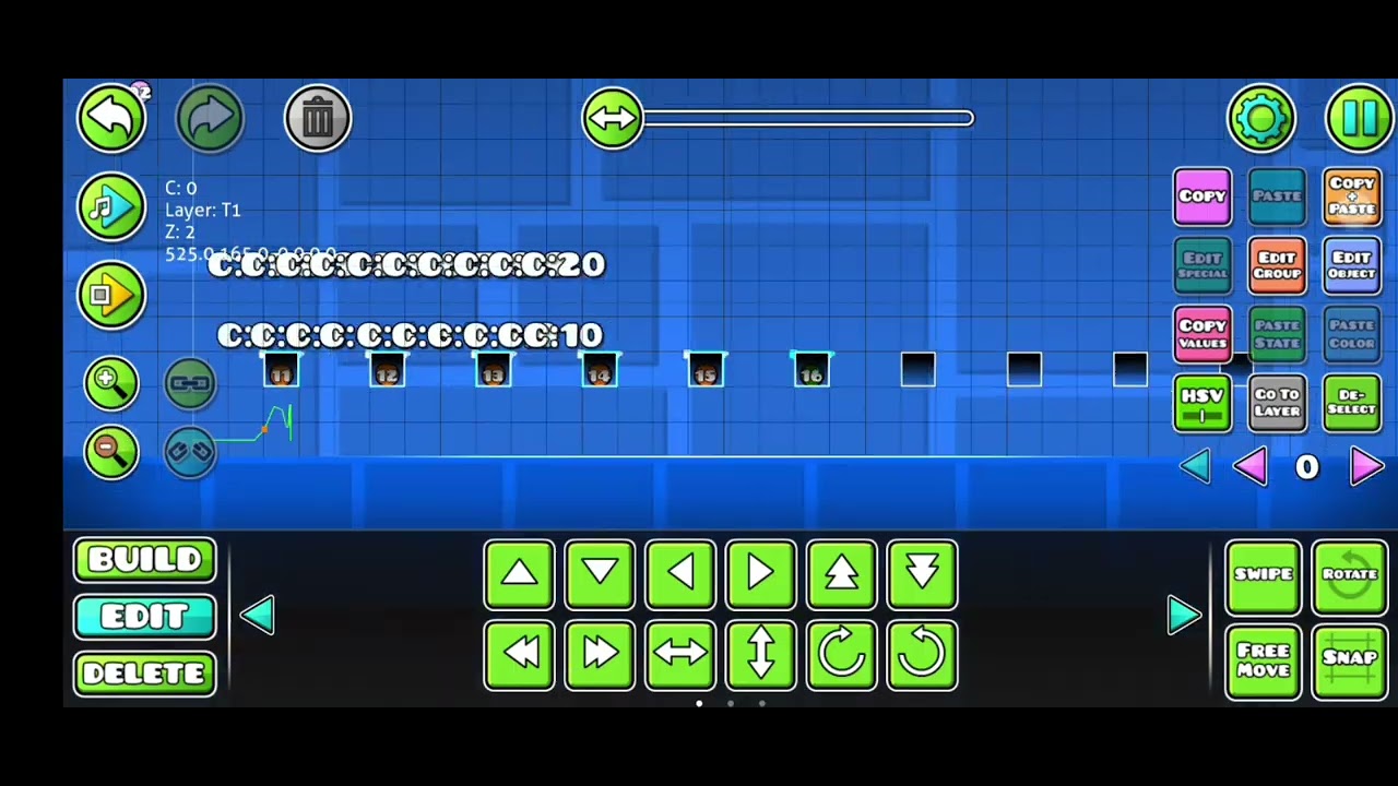 making a randomized combination lock in geometry dash - YouTube
