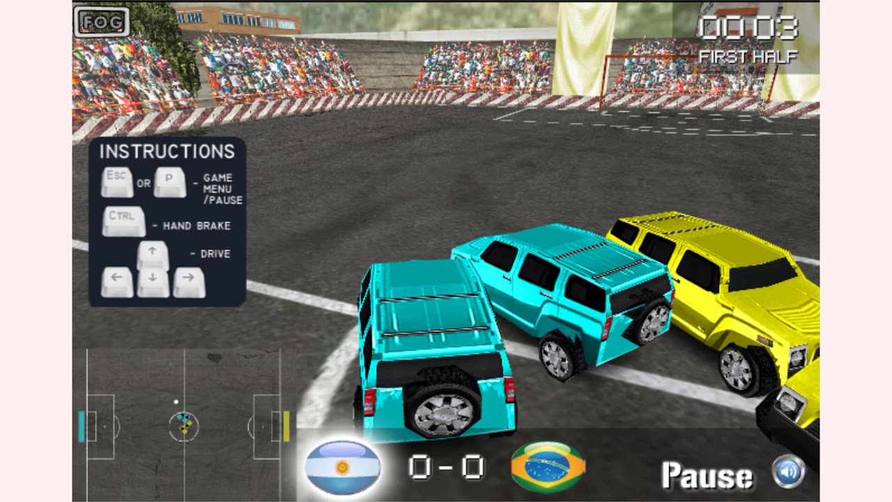 How to play 4x4 Soccer game | Free online games | MantiGames.com - YouTube