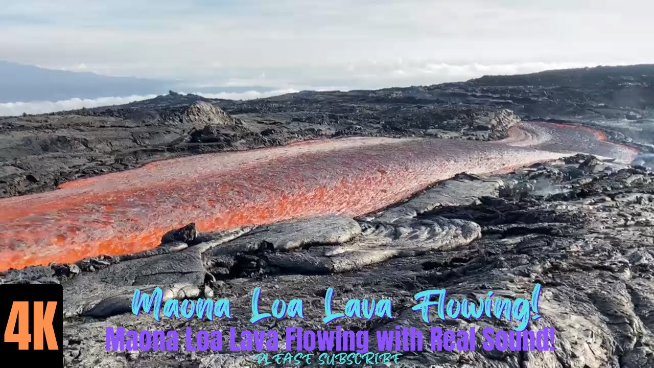 MAONA LOA LAVA FLOWING COMPILATION (4K)! - YouTube