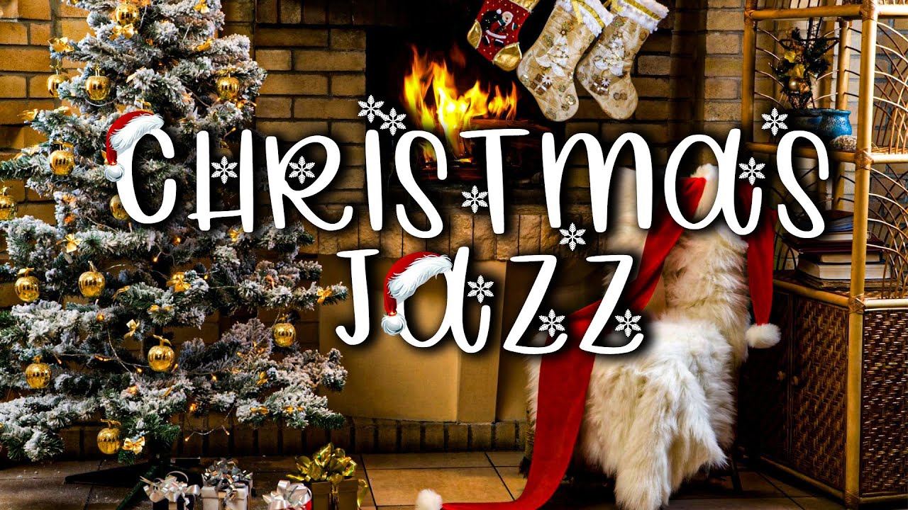 Cozy Christmas Ambience 🎄 Merry Christmas with Jazz Music 🎄 Relaxing ...