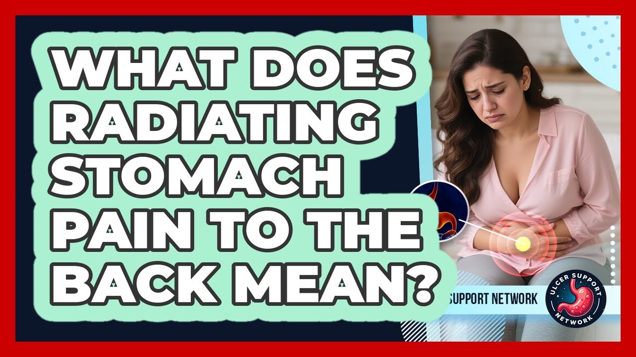 What Does Radiating Stomach Pain To The Back Mean? - YouTube