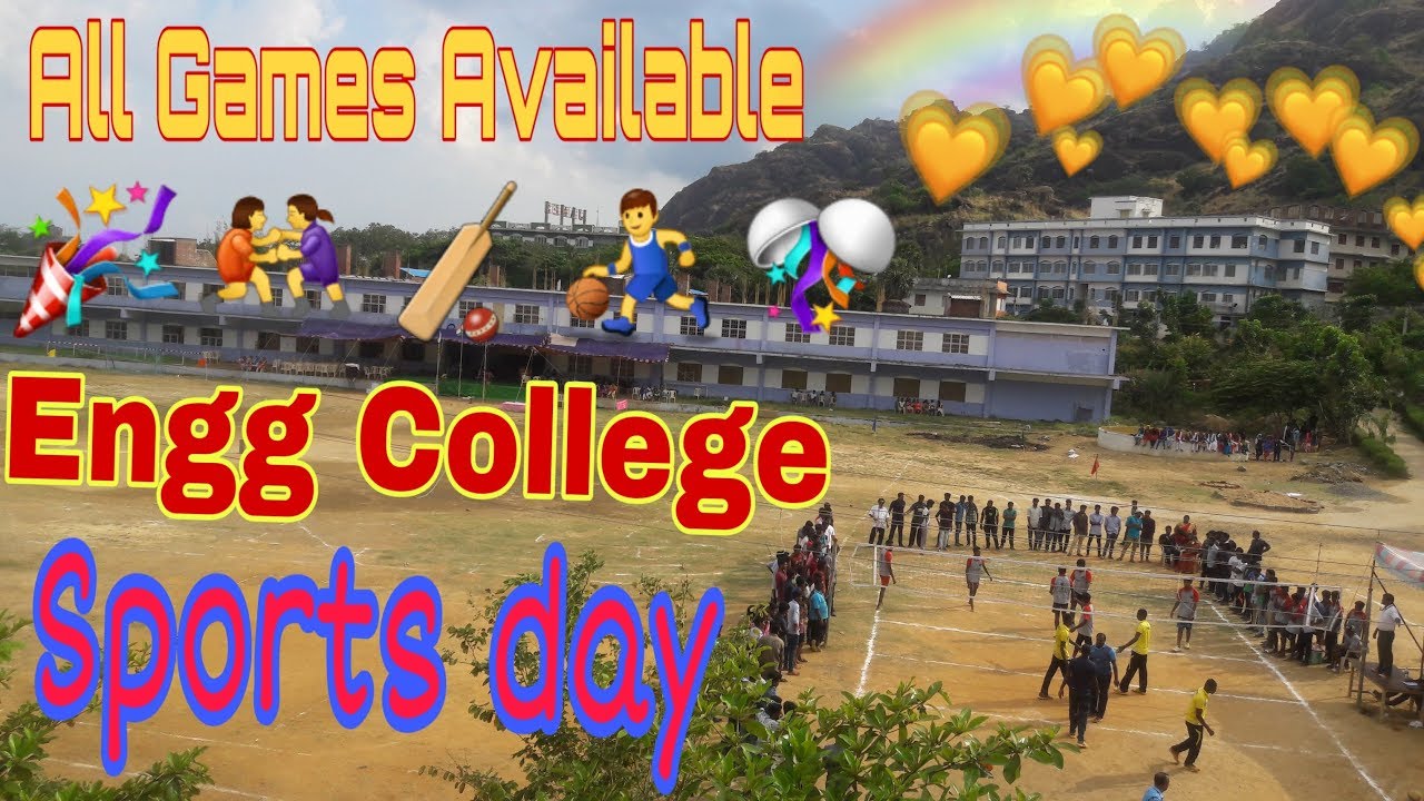 Sports day || All Game Available || Engineering College Programe - YouTube