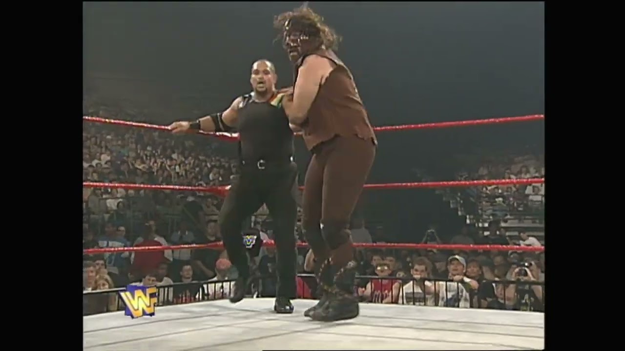 Mankind vs Savio Vega King of the Ring 1997 Rnd 1 match! Manklnd gets ...