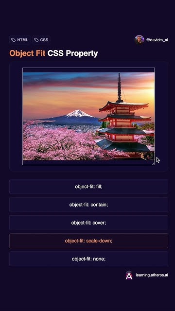 Object Fit Css Property 🚀 Coding Html Htmlcss Css3 Webdesign Html5 Webdevelopment Youtube