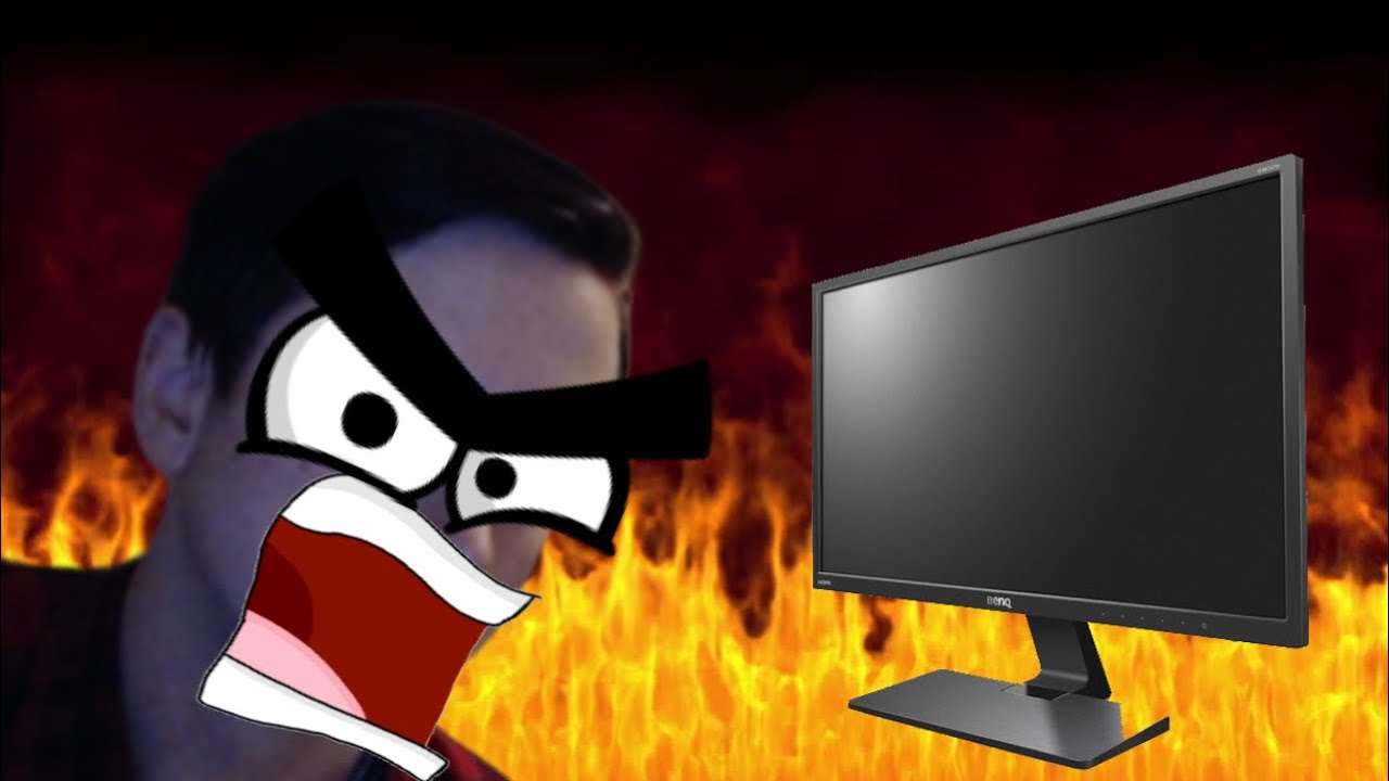I broke my monitor | Raged - YouTube