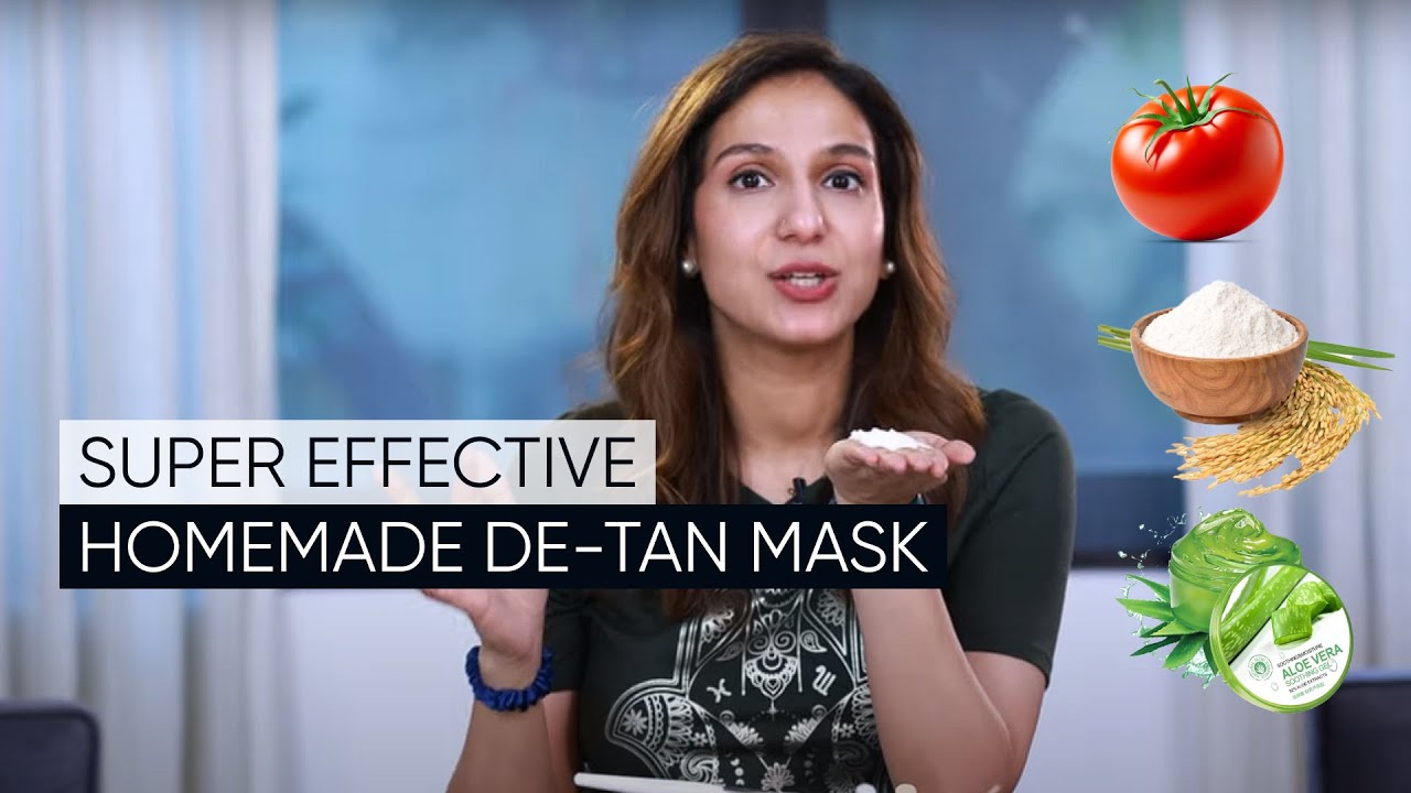 The simplest face mask to remove uneven tan! Prepare it yourself in ...