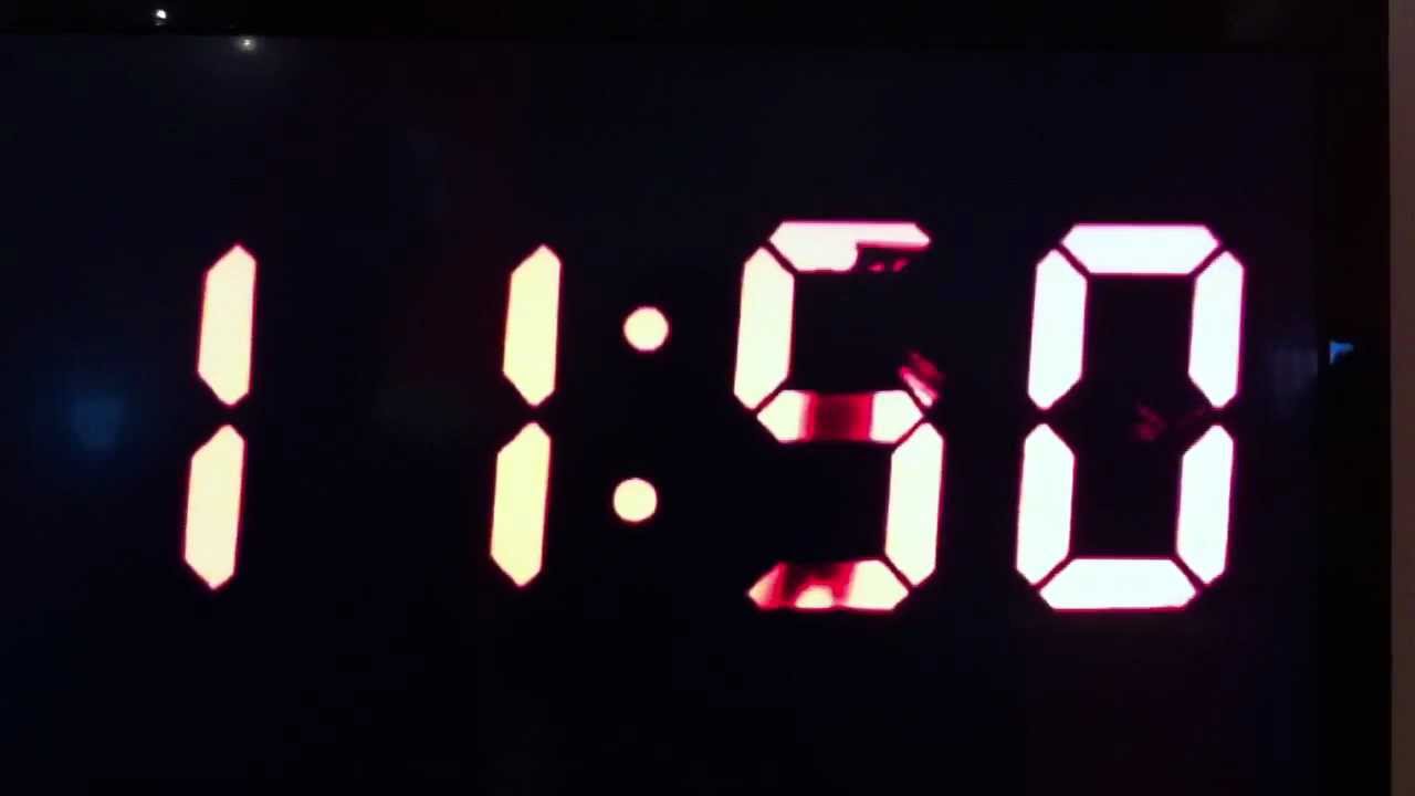 Analog Digital Clock Maarten Baas (Dutch, born Germany 1978) - YouTube