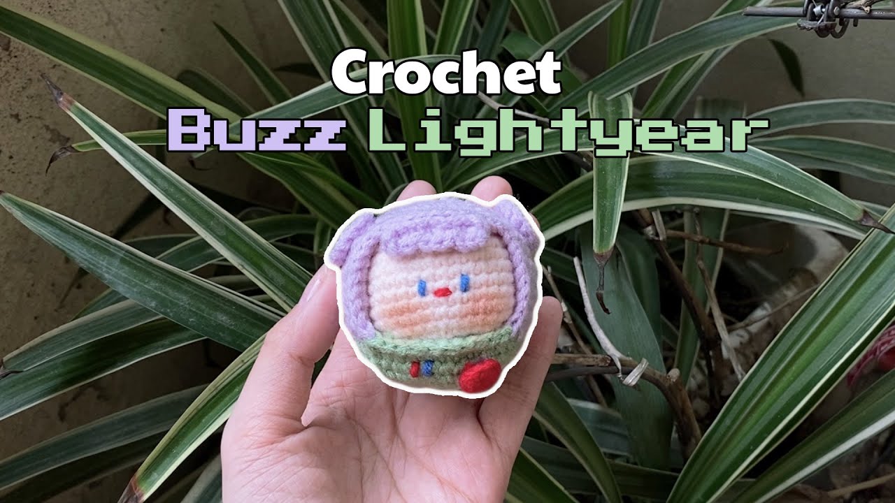 crochet Buzz Lightyear (from Toy Story) | keychain crochet tutorials ...