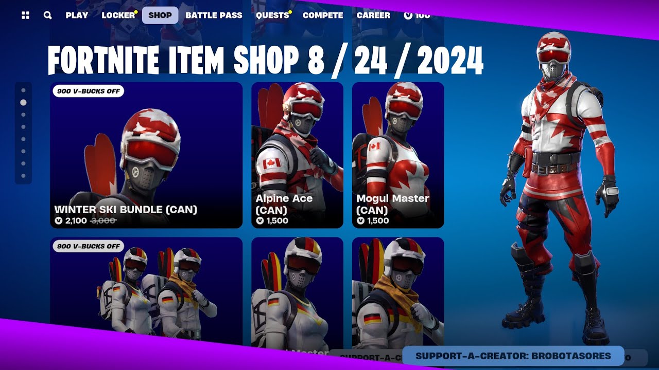 MOGUL MASTER SKINS AVALIBLE AGAIN! Fortnite item shop 8/24/2024 - YouTube
