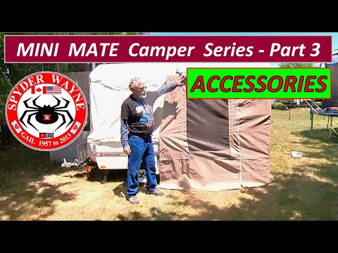 Mini Mate Camper Series Part 3 of 4 - My Accessories - YouTube