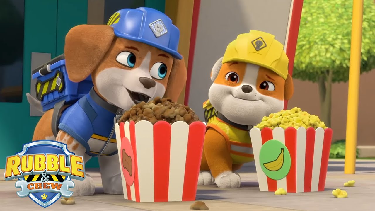 Popcorn or Pupcorn? | Rubble and Crew | Cartoons for Kids - YouTube