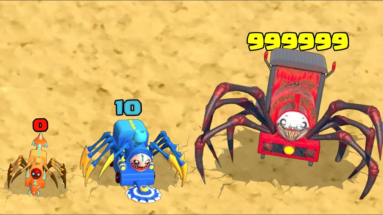 Spider Run Alphabet Race 3D - Level Up Spider Max Level Gameplay ...