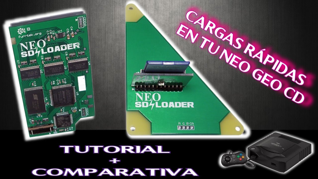 NEO GEO CD SD LOADER | Tutorial de instalación y comparativa | Cargas rápidas y facilidad de uso ...