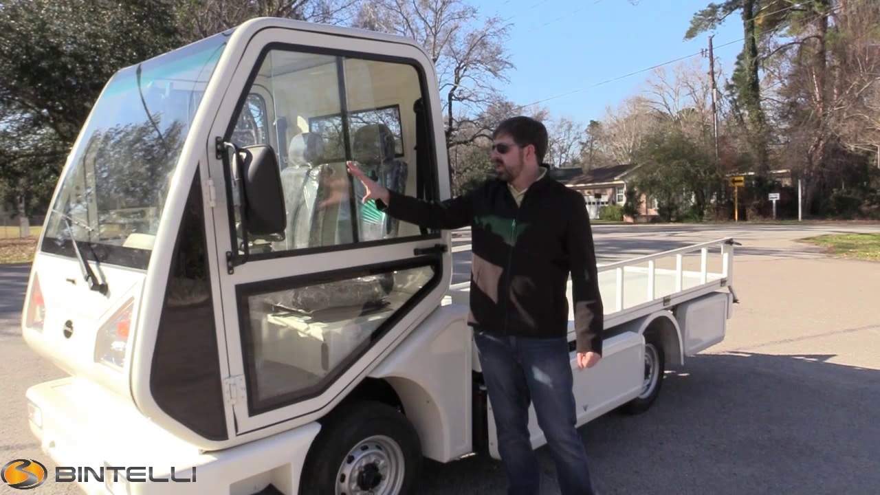 Bintelli Electric Vehicles - Industrial Truck Deluxe - Electric Cargo ...
