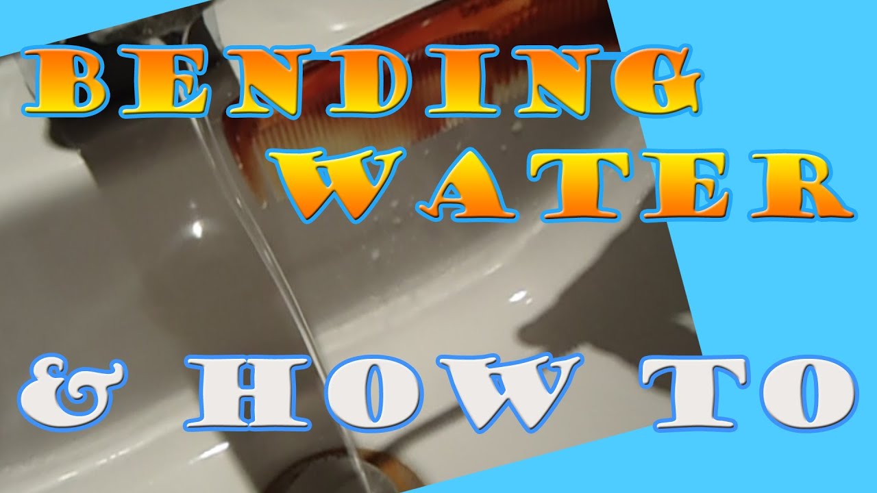 Bending water and How To DIY - Amazing Water Experiment - YouTube