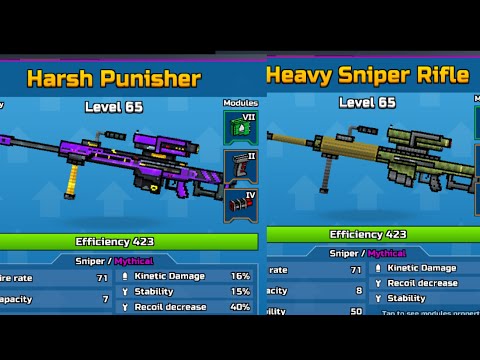 Mythical Heavy Sniper Rifle vs Mythical Harsh Punisher - YouTube