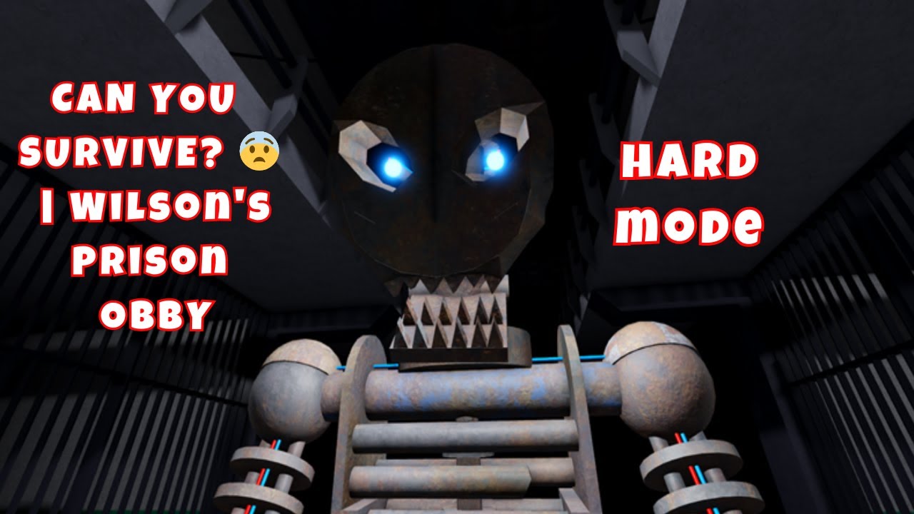 Wilson's PRISON (SCARY OBBY) Hard Mode Roblox Gameplay Walkthrough ...